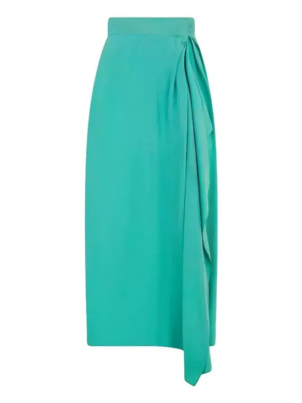 Alberta Ferretti High-waist Midi Dress - Green