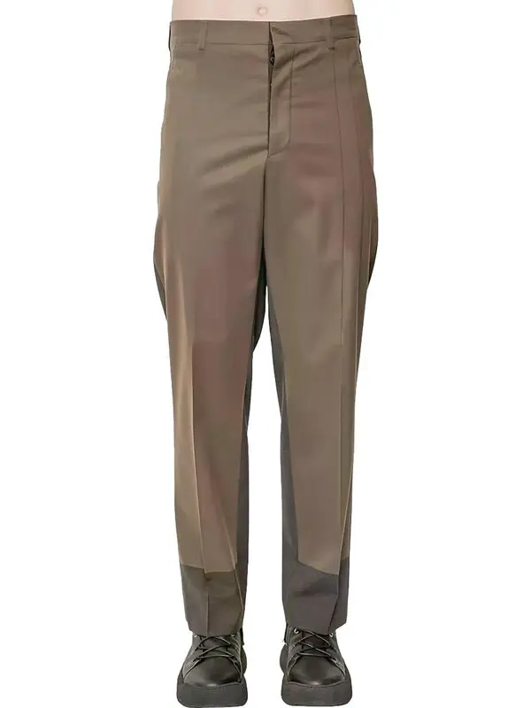 MAISON MARGIELA Two-tone Wool Trousers - Grey