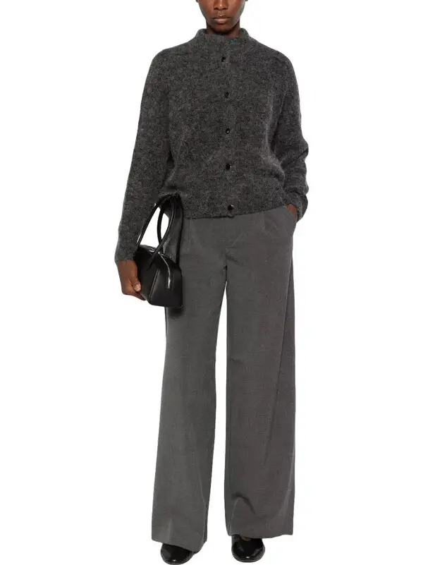GESTUZ Paula Belt-loop Trousers - Grey