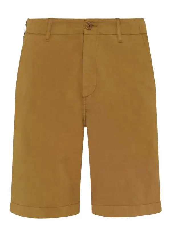 Vilebrequin Satin-cotton Bermuda Shorts - Brown