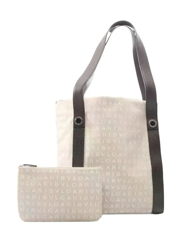 BVLGARI Logomania Tote Bag - Neutrals