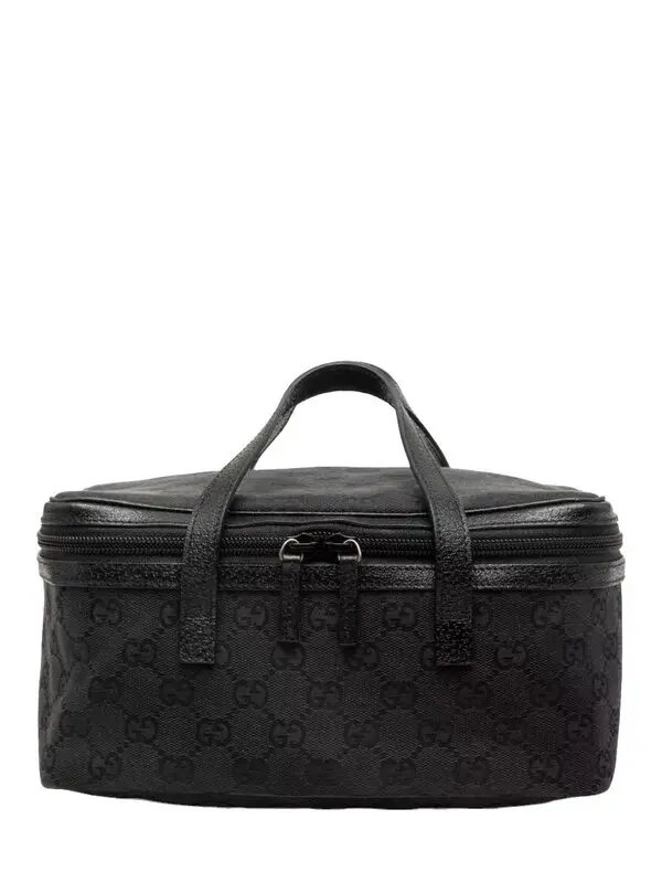 Gucci Gg Canvas Vanity Bag - Black