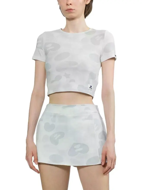 AAPE BY *A BATHING APE Apee™ A Bathing Ape® Camouflage Print T-shirt - Grey