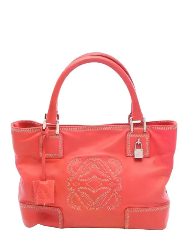 Loewe Amazona Fusta Handbag - Red