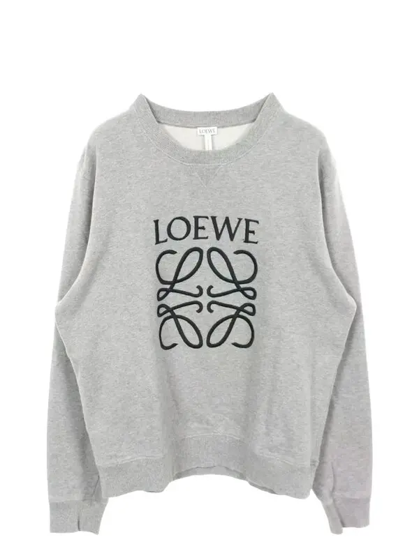 Loewe Anagram Embroidery Sweatshirt - Grey