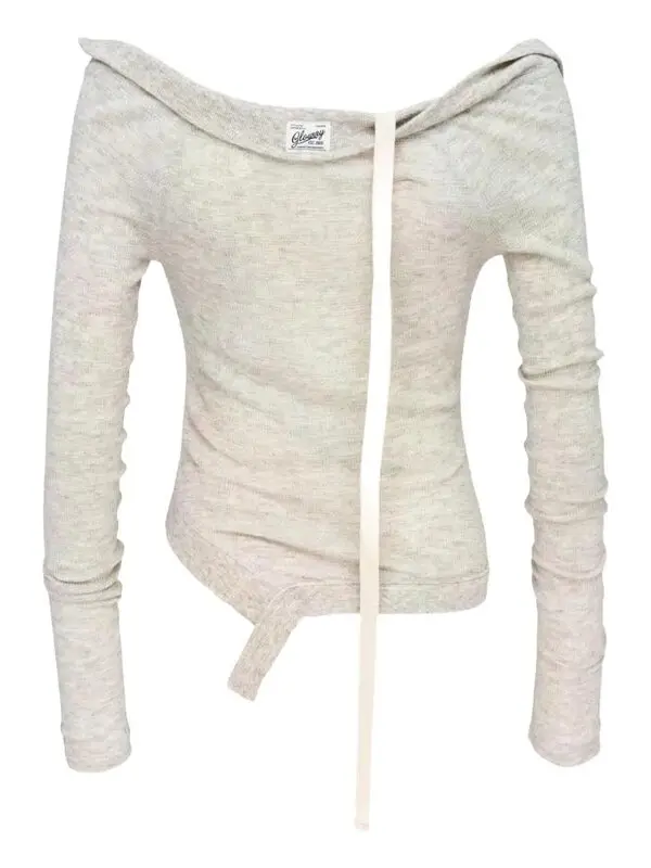 GLOWNY Long Sleeve Top - Neutrals