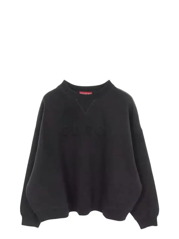 Gucci Embossed Logo Sweatshirt - Black