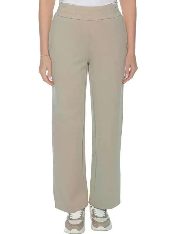 Armani Exchange Logo Embellished Track Pants - Neutrals