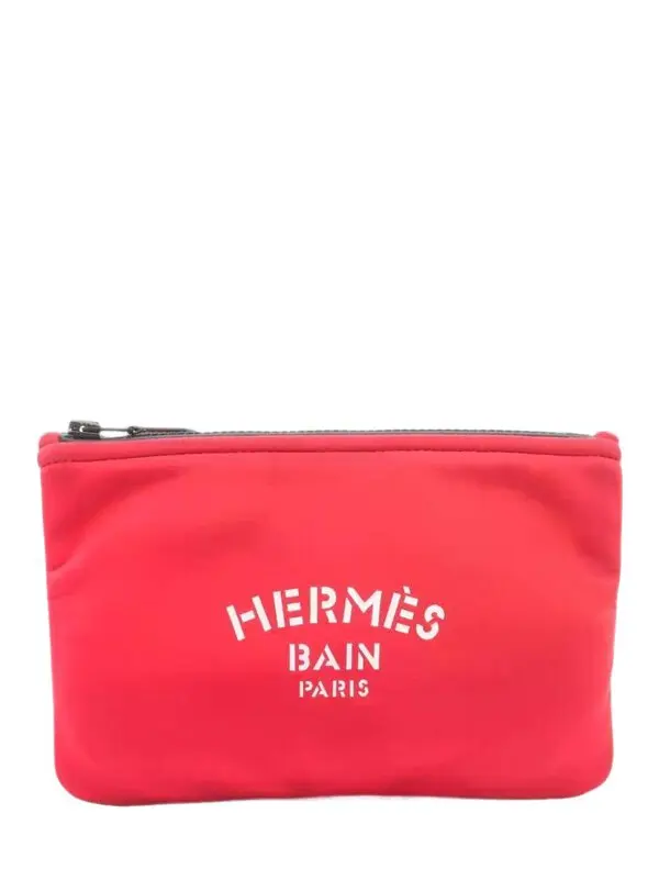 Hermès Neoban Trousse Toilet Bag - Red