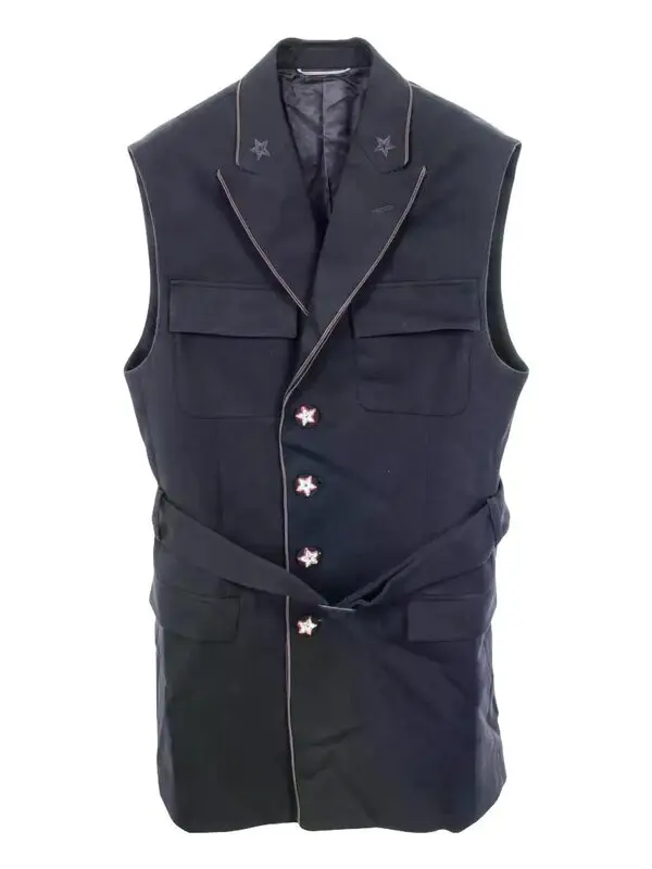 Dior X Peter Doig Star-embroidered Waistcoat - Blue