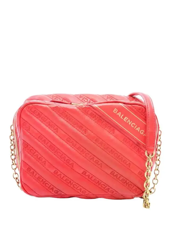 Balenciaga 2000s Quilted Leather Reporter Xs Shoulder Bag - Red