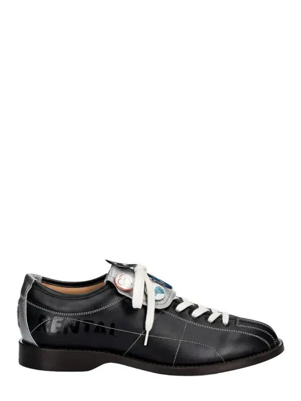 Kenzo Embellished Leather Derby Shoes - Black