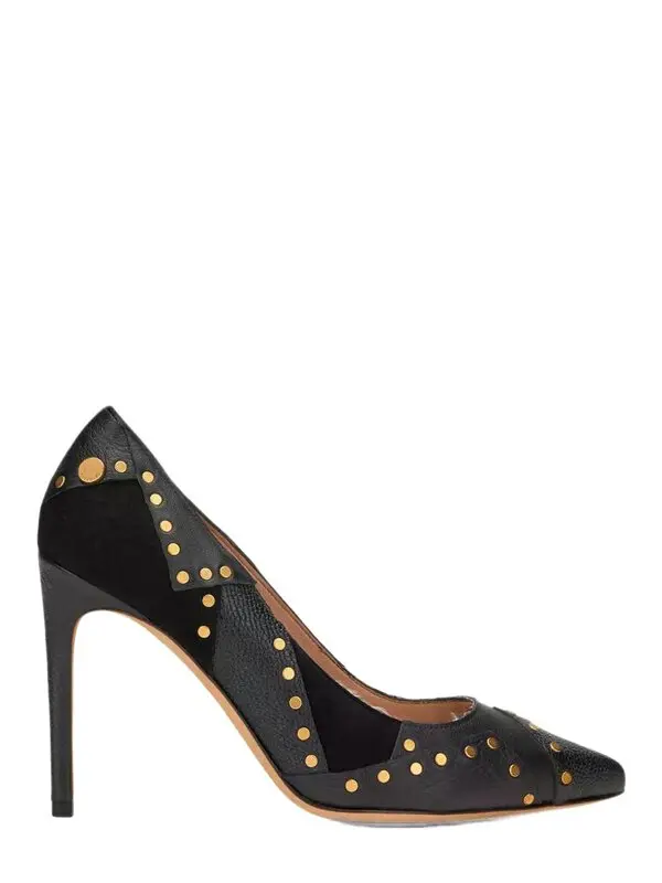 Moschino Studded Panel Pumps - Black