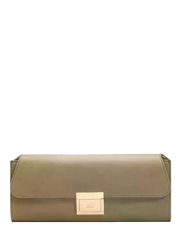 AMI Paris Mini Mimi Leather Pouch Bag - Green