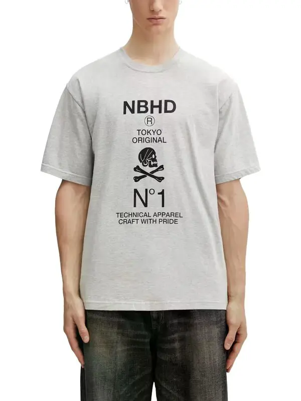 NEIGHBORHOOD Skull-print T-shirt - Grey