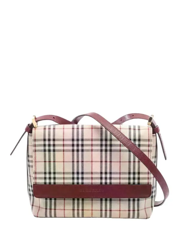 Burberry Nova Check Shoulder Bag - Neutrals
