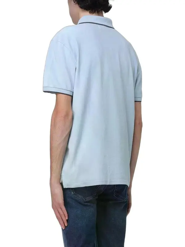 Woolrich Monterey Piqué-cotton Polo Shirt - Blue