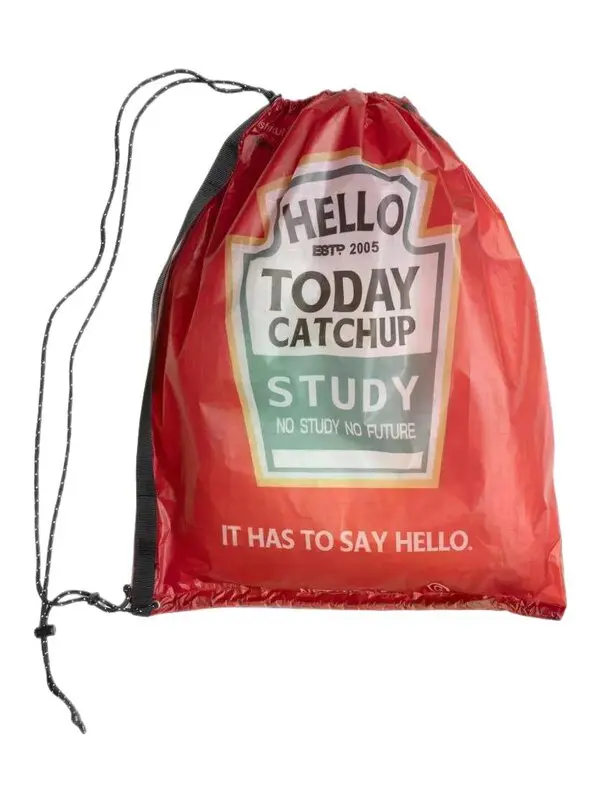 YOSHIOKUBO Drawstring Backpack - Red