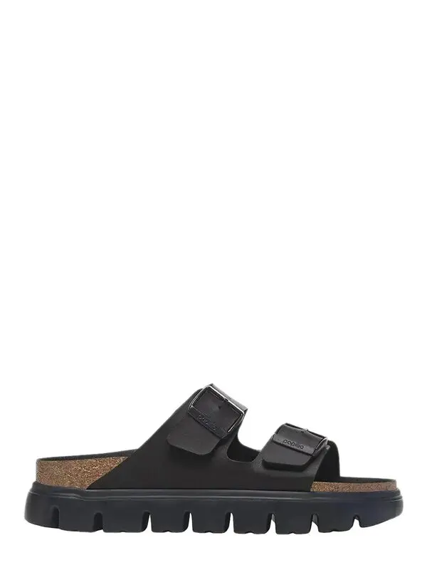 BIRKENSTOCK Arizona Buckle Slides - Black