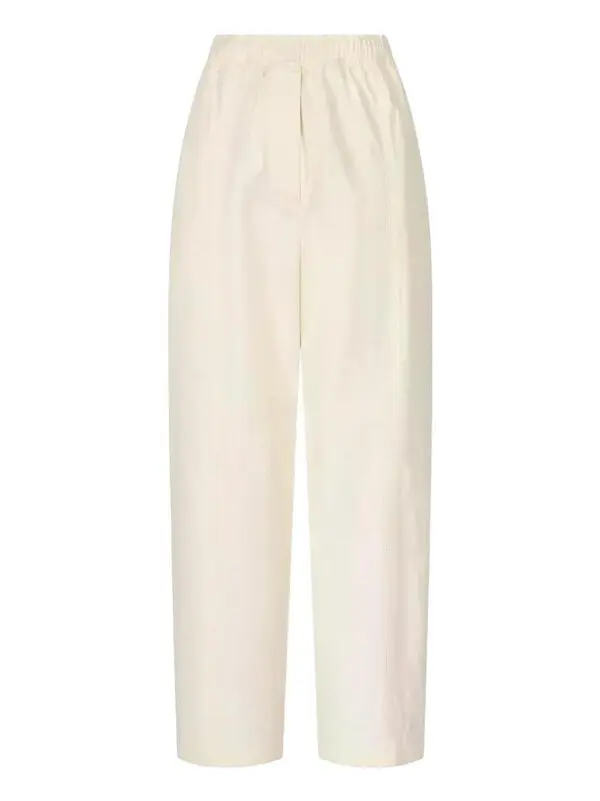 STUDIO TOMBOY Elasticated Waist Tapered Trousers - Neutrals
