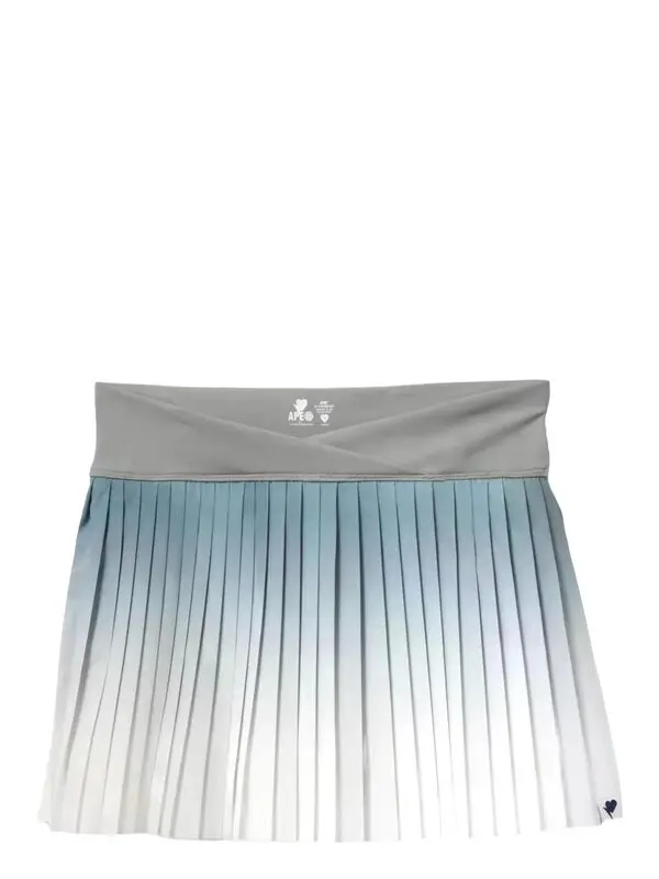 AAPE BY *A BATHING APE Pleated Ombre Skirt - Grey