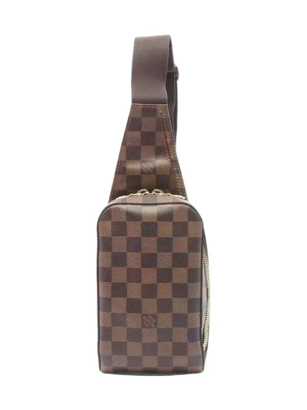 LOUIS VUITTON Geronimos Damier Ebene Belt Bag - Brown