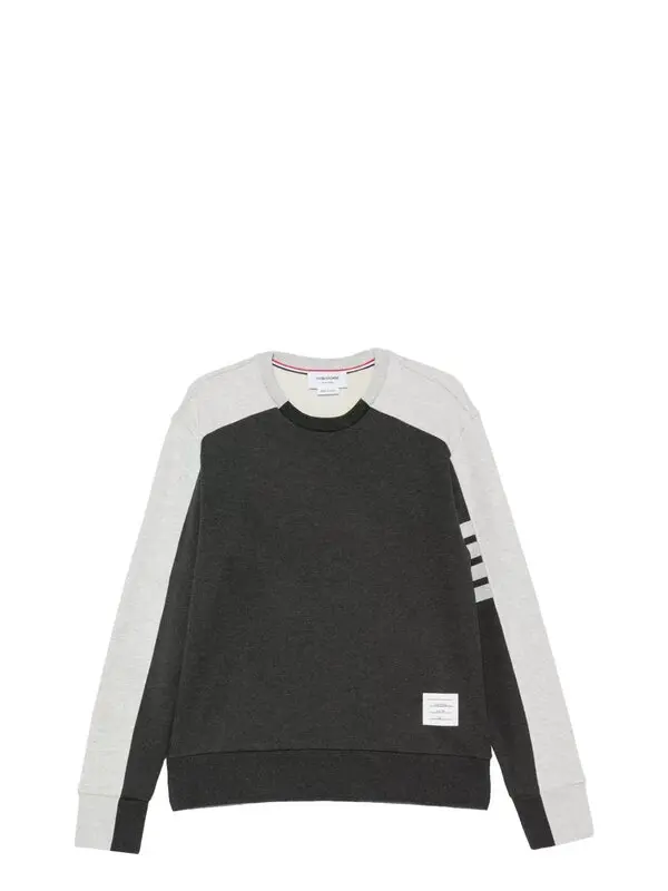 Thom Browne Long Sleeve Sweatshirt - Grey