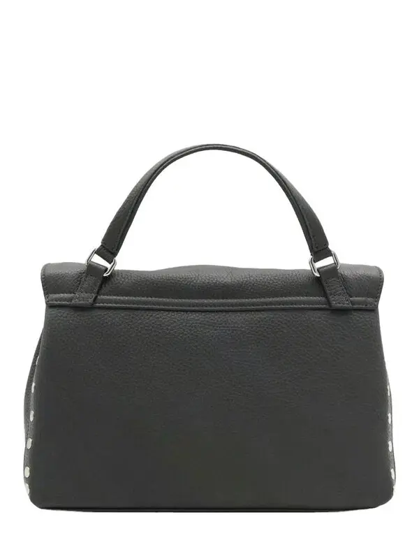 ZANELLATO Postina Studded Leather Tote Bag - Grey