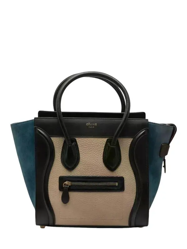 Celine Micro Luggage Tote Bag - Neutrals
