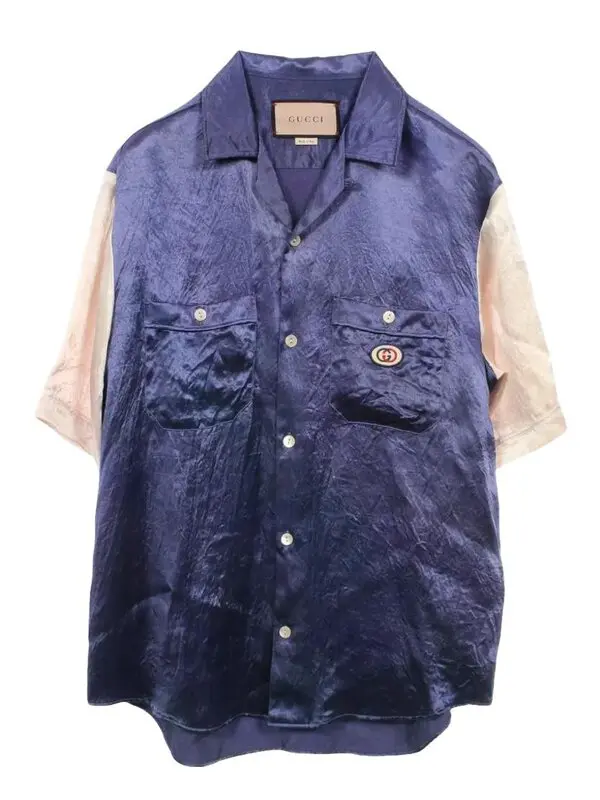 Gucci 2010s Interlocking G Short-sleeve Shirt - Blue