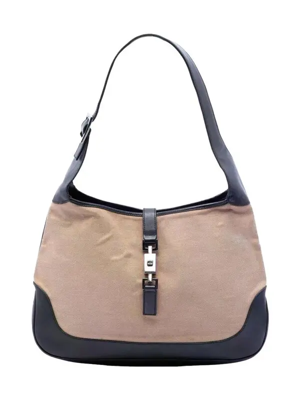 Gucci Jackie Canvas Shoulder Bag - Neutrals