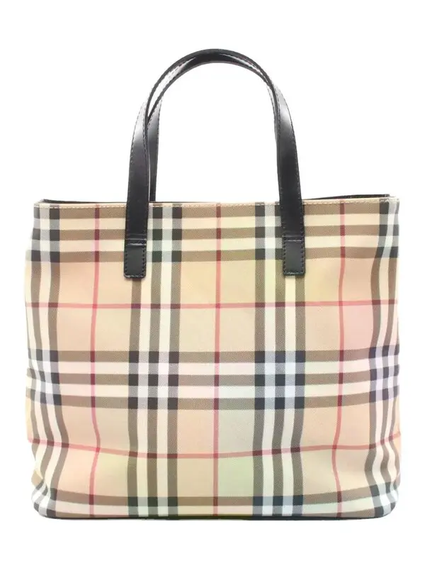 Burberry Nova Check Tote Bag - Neutrals