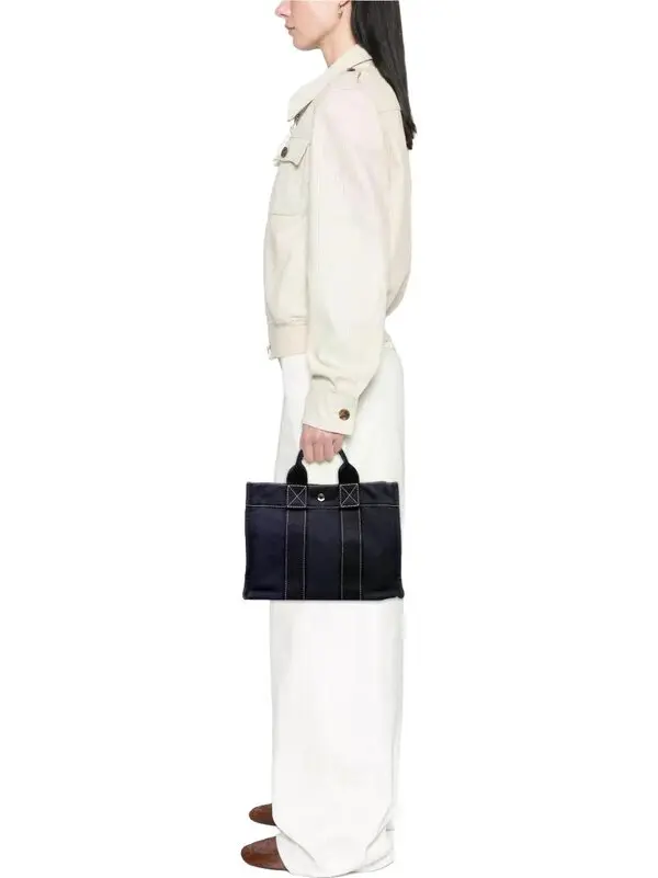 Hermès Canvas Fourre Tout Pm Tote Bag - Blue