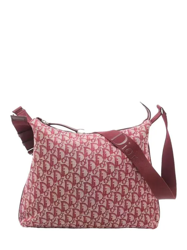 Dior Diorissimo Trotter Canvas Crossbody Bag - Red