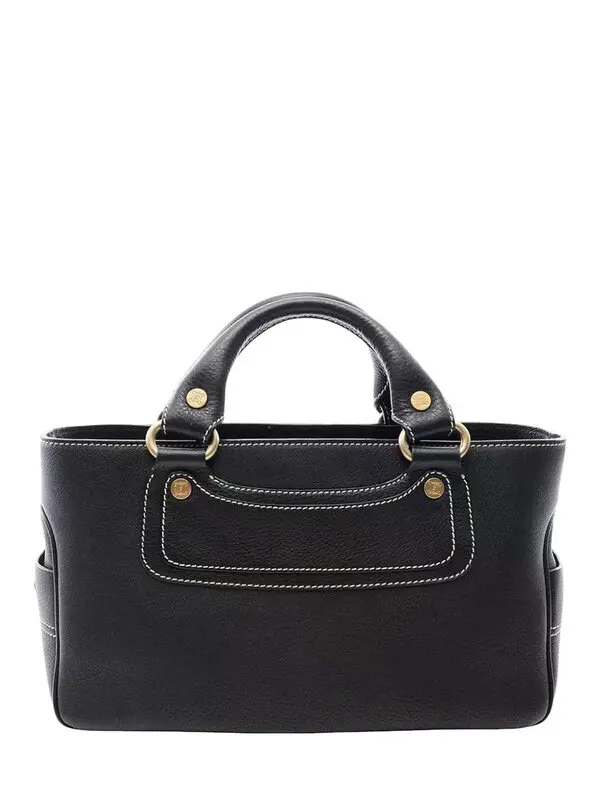 Celine Leather Boogie Handbag - Black