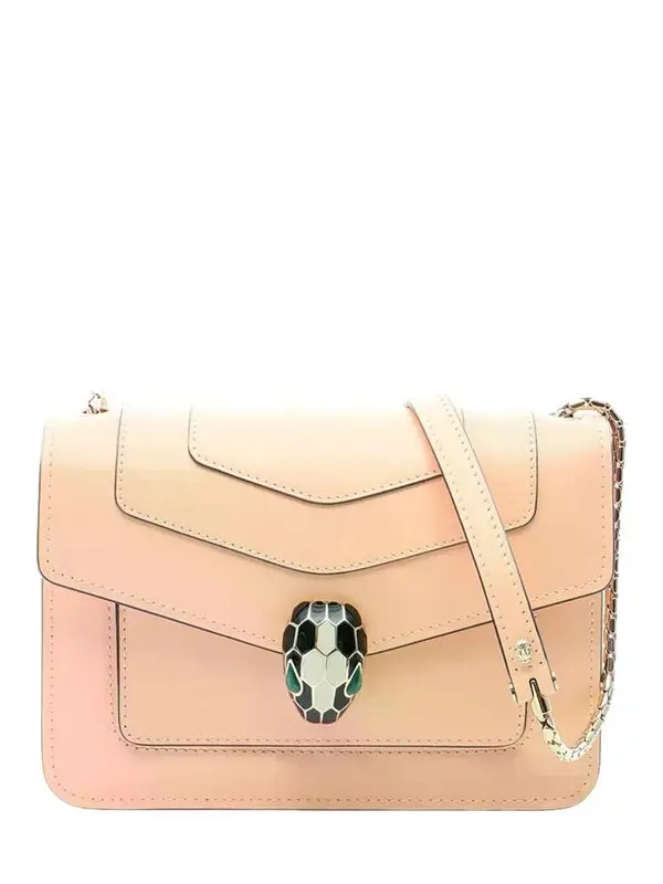 BVLGARI Serpenti Forever Chain Flap Shoulder Bag - Neutrals