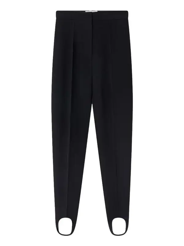 Stella McCartney Stirrup-cuff Tailored Trousers - Black