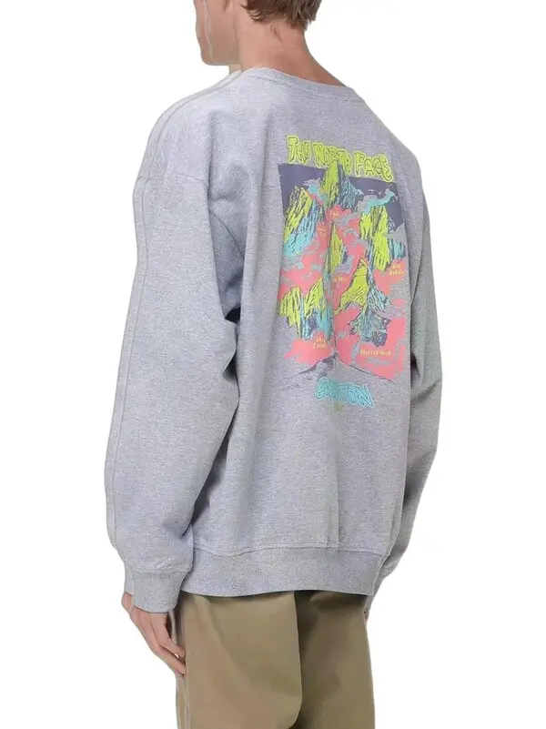 The North Face Graphic Print Cotton Sweater - Grey
