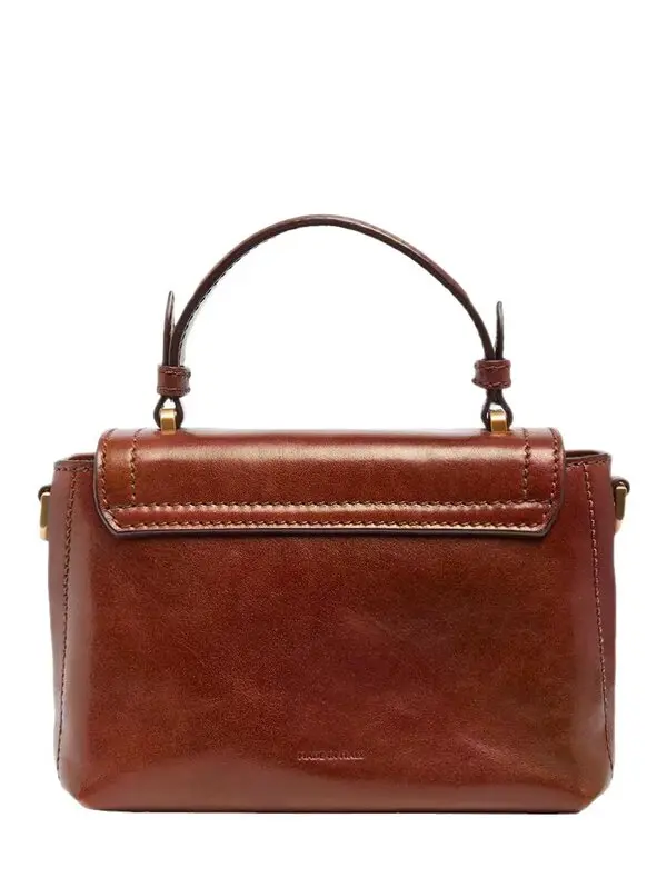 THE BRIDGE Leather Mini Bag - Brown