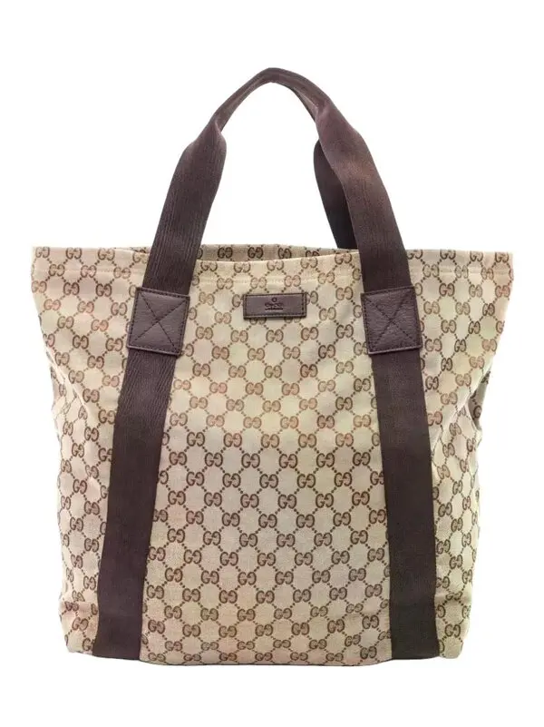 Gucci Gg Canvas Tote Bag - Neutrals