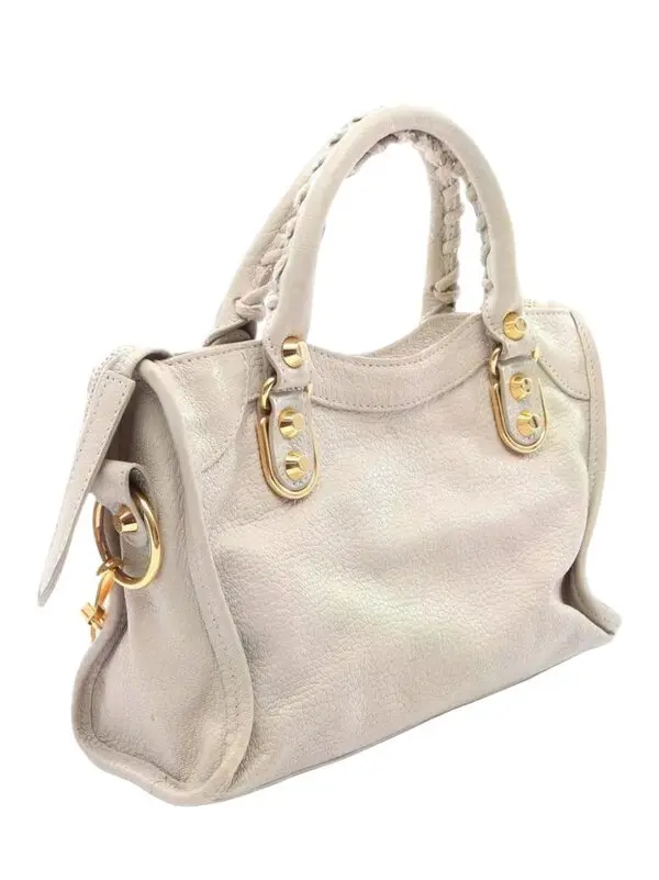 Balenciaga Metallic Edge Mini City Handbag - Neutrals