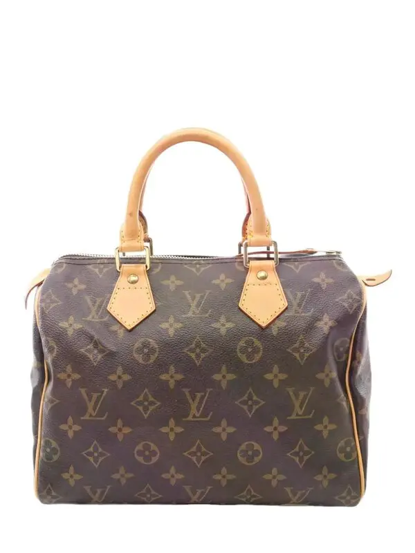 LOUIS VUITTON 2003 Speedy Monogram Tote Bag - Brown