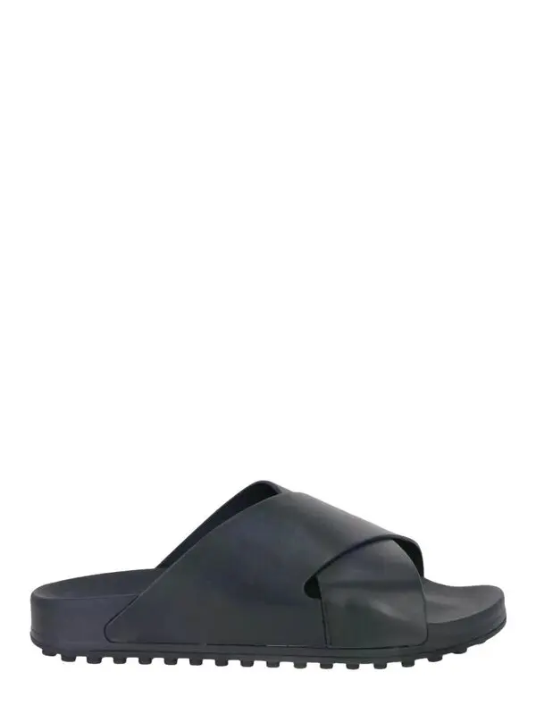 TOD'S Crossover Strap Sandals - Black