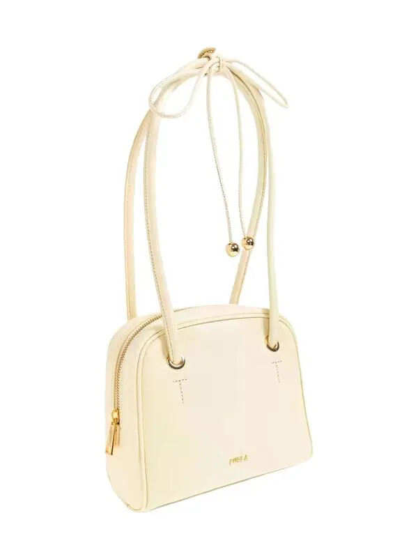 Furla Poppy Grained Leather Shoulder Bag - Neutrals