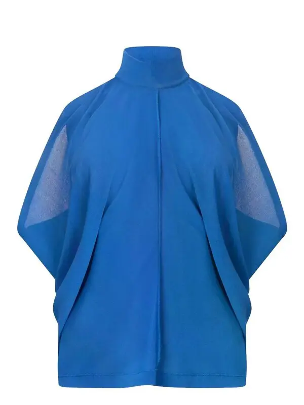 Alberta Ferretti High-neck Blouse - Blue