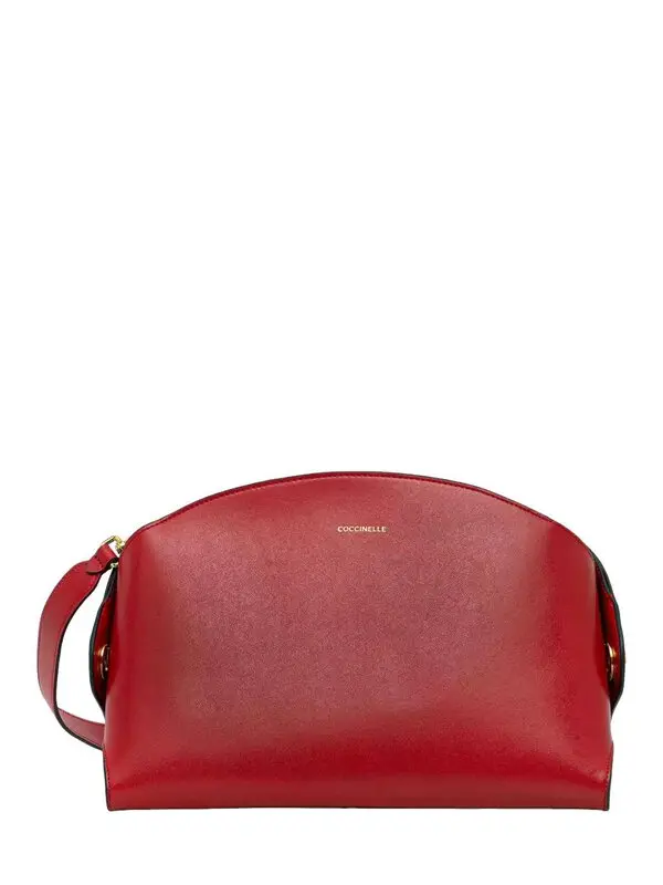 COCCINELLE Calf Leather Shoulder Bag - Red