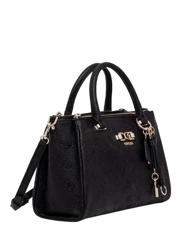 Guess Anise Logo-embossed Tote Bag - Black