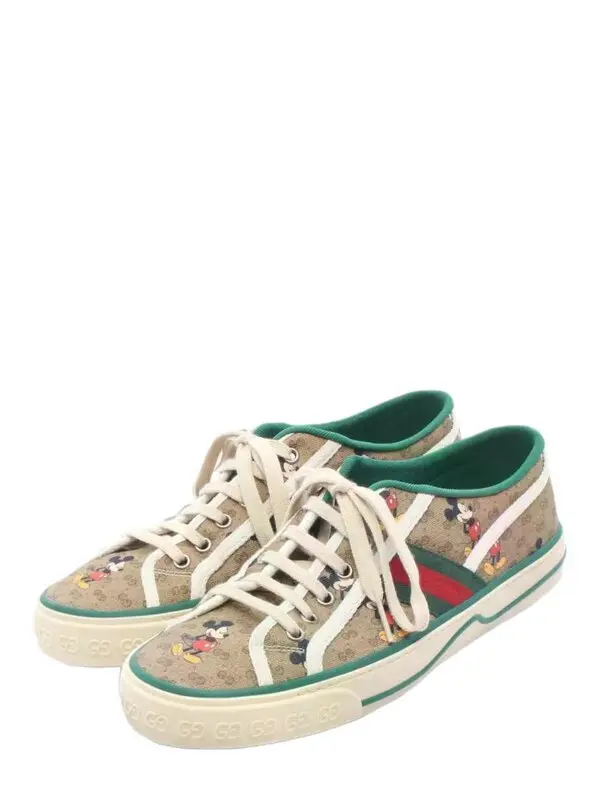 Gucci X Disney Mickey Mouse Tennis 1977 Sneakers - Neutrals