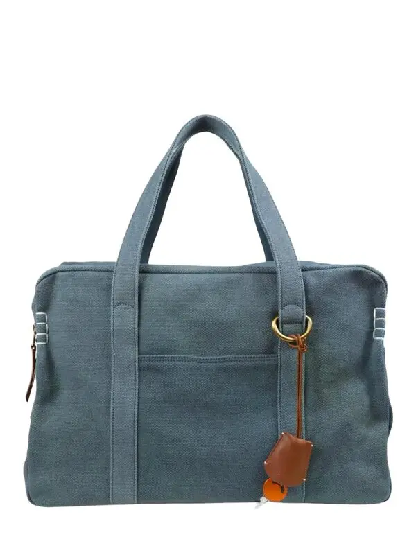 JW Anderson Weekender Canvas Tote Bag - Blue
