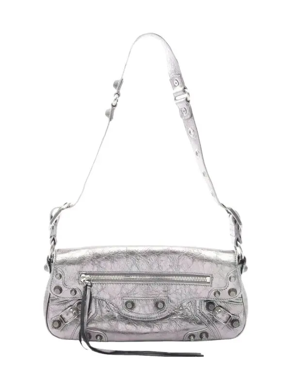 Balenciaga Le Cagoule Shoulder Bag - Silver